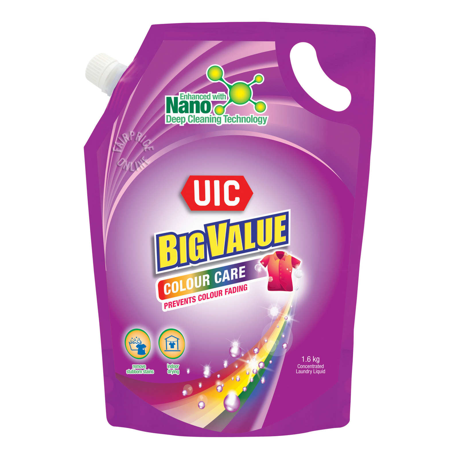 Double One Minimart - UIC Liquid Laundry Detergent Color Care Refill 1 ...
