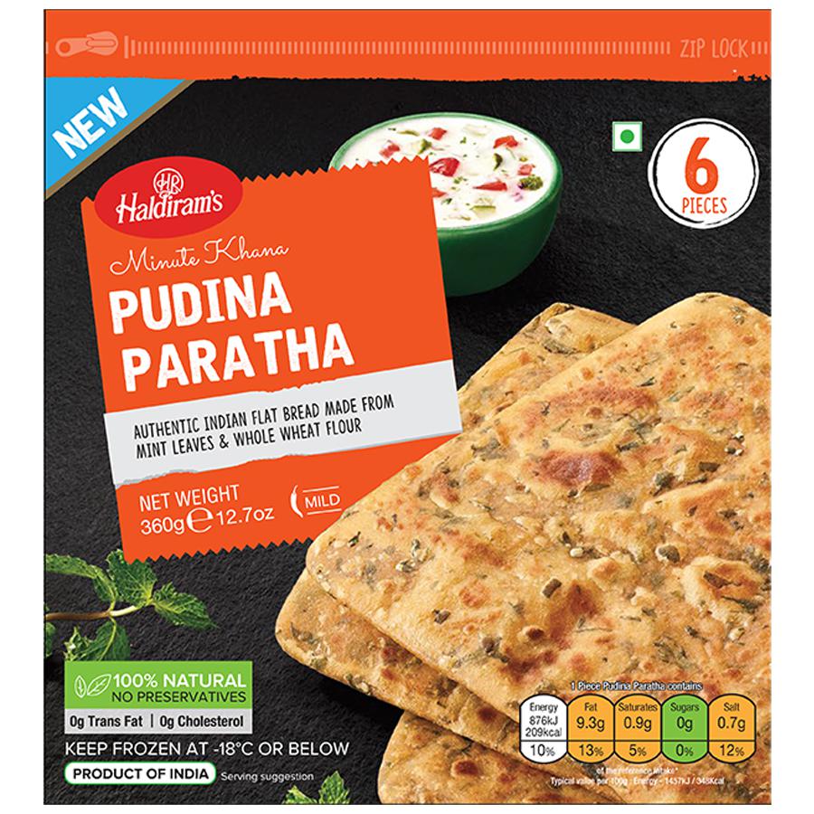 Evergreen Minimart - Haldiram's Pudina Paratha Minute Khana 360g | Fairmart