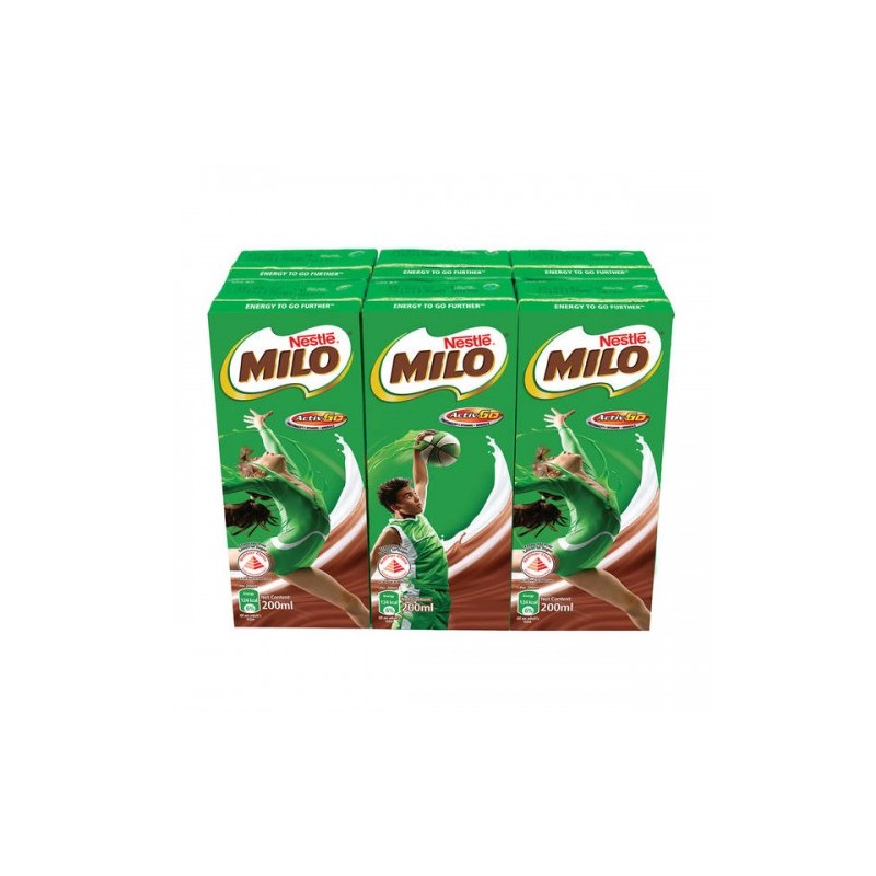 Evergreen Minimart - Milo Chocolate Malt Uht Packet Drink 6 x 200ml ...