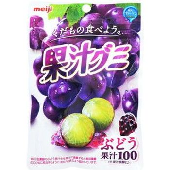 IROHA Mart - Meiji Fruit Juice Gummy Grape 54g | Fairmart