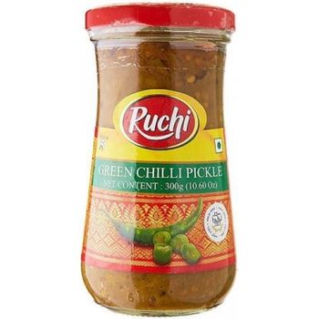 Costa Rhu Indian Supermarket - Ruchi Green Chilli Pickle 300g | Fairmart