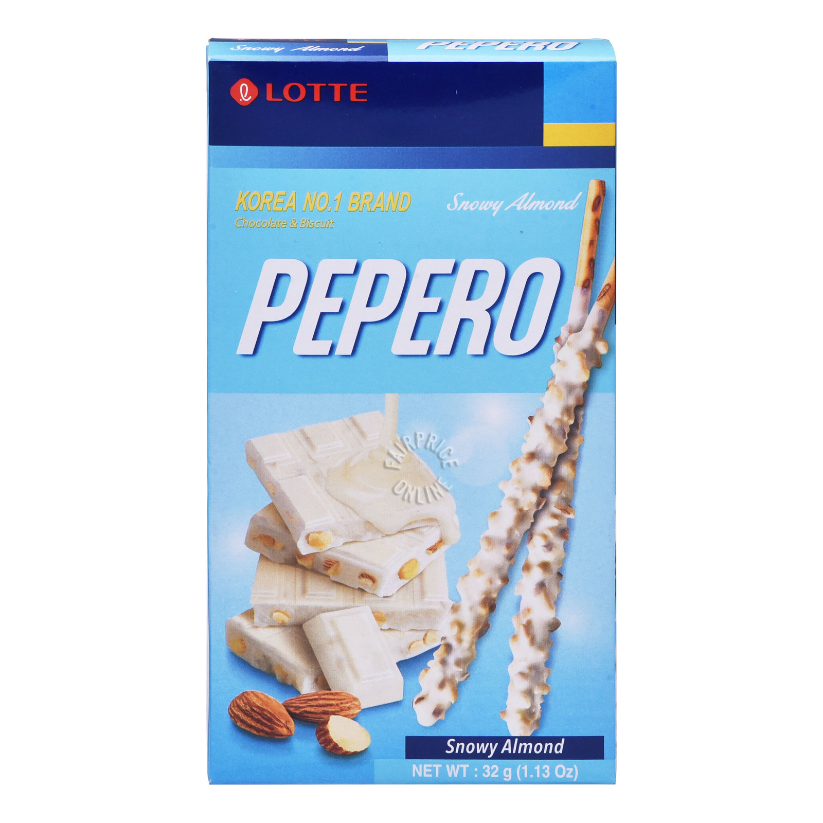 Food-Joy - Lotte Pepero Stick Biscuits Snowy Almond | Fairmart