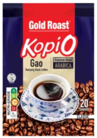 Double One Minimart - Gold Roast Kopi O With Sugar 20 x 19g | Fairmart