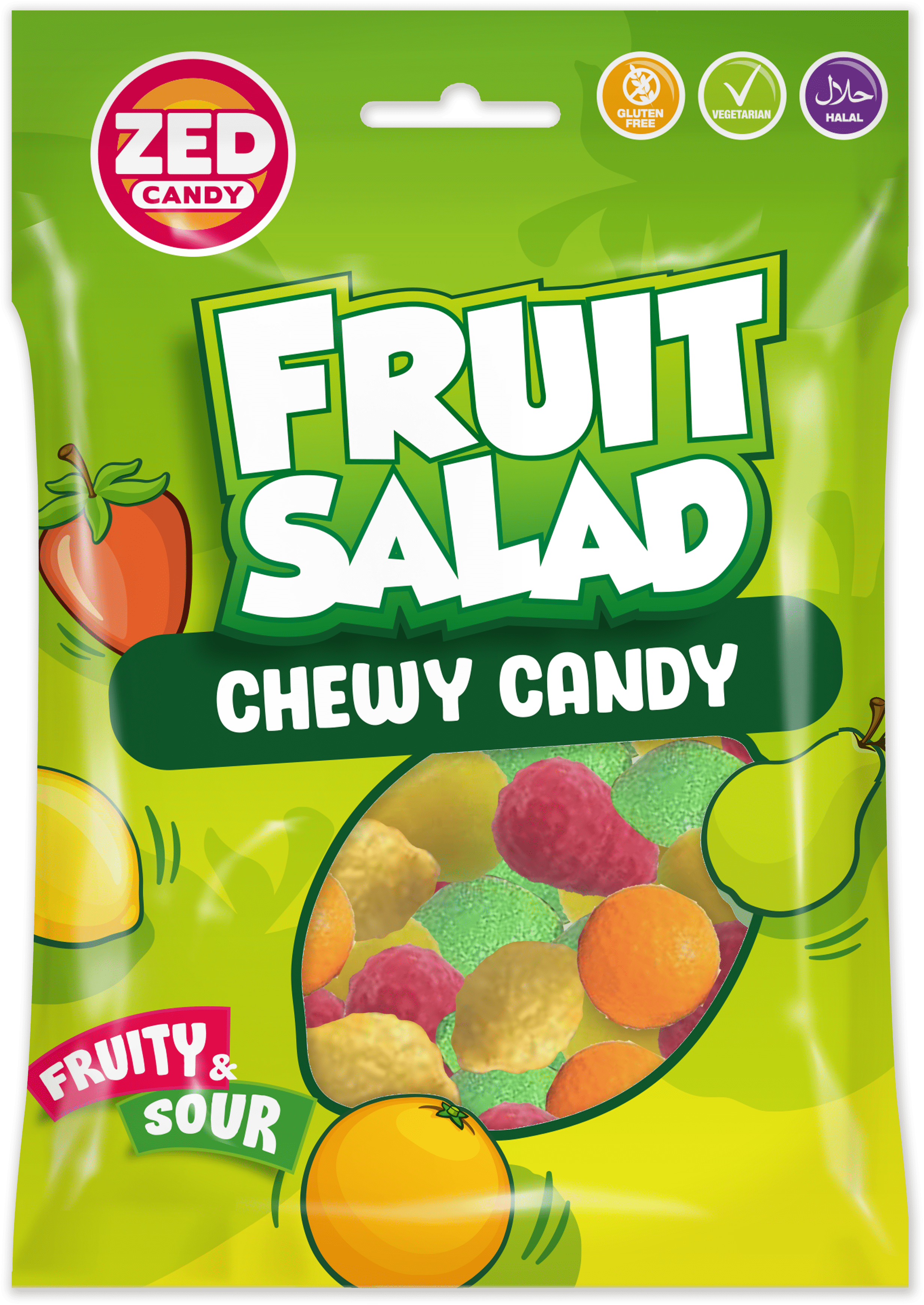 Eco Fresh Mart - Zed Soft Chewy Candy Fruit Salad 90g | Fairmart