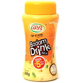 Indian Supermarket - GRB Mix Badam Drink 200g | Fairmart
