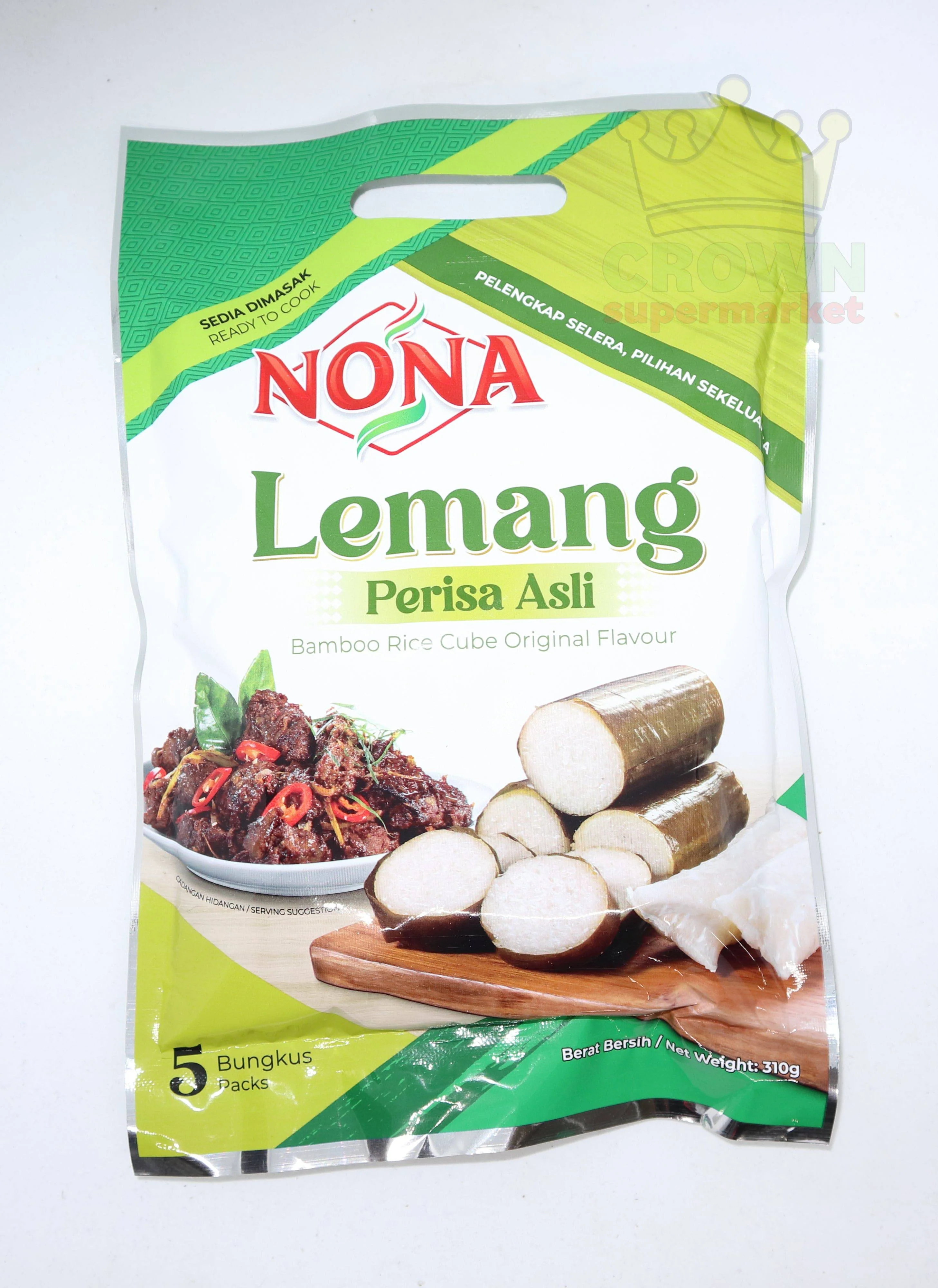 Oasis Mart Frozen Food - Nona Lemang Bamboo Rice Cube 310g | Fairmart
