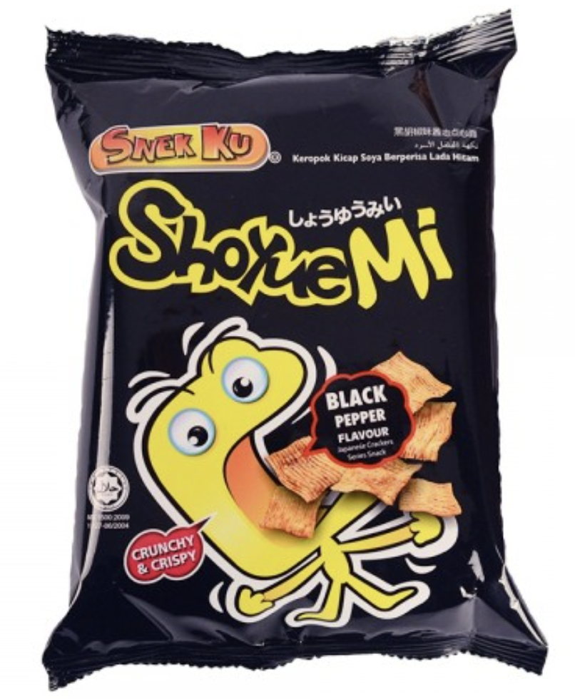 No. 1 Supermarket - Snek Ku Shoyue Mi Snack Black Pepper 60g | Fairmart